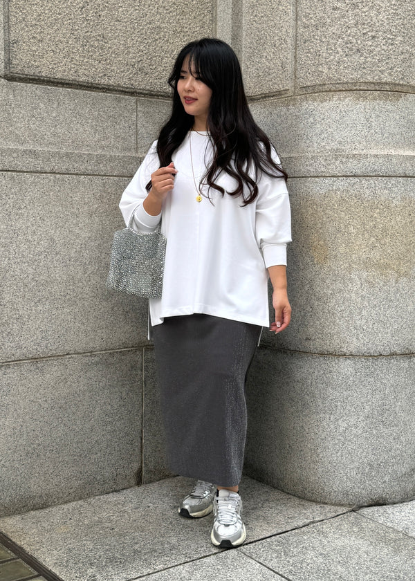 Box Slit Pullover – Jours+